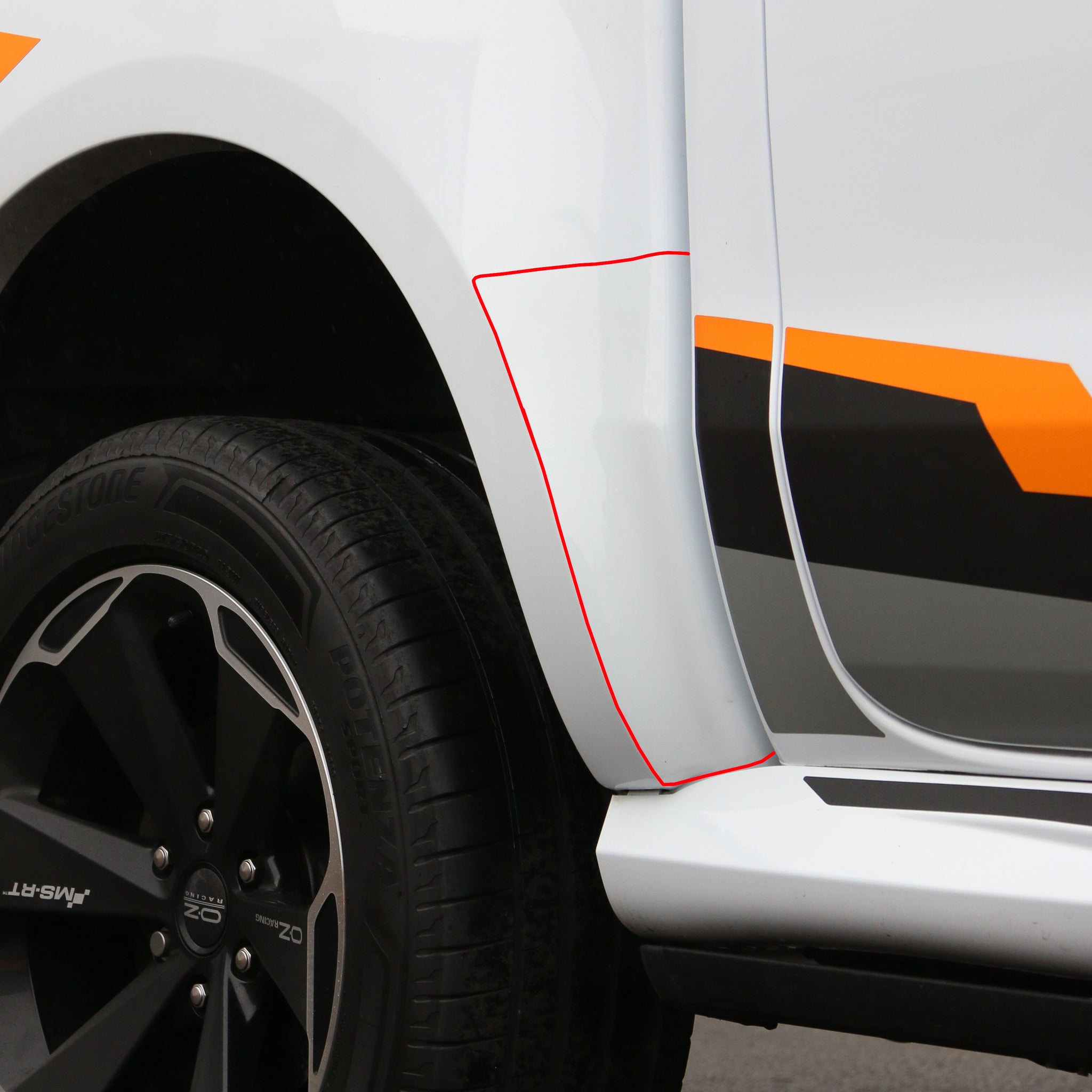 Ford Ranger MS-RT (2018-2023) Rear Arch Protector – MS-RT Online Store